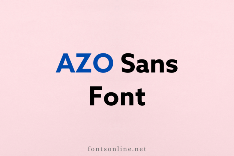 AZO Sans Font [Download] - Fonts Online Blog