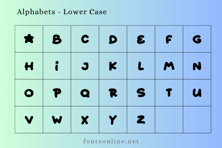 Starborn Font - Fonts Online Blog
